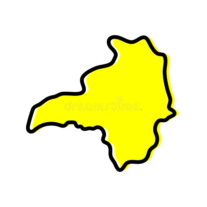 Zamfara State of Nigeria Vector Map Illustration Stock Vector ...