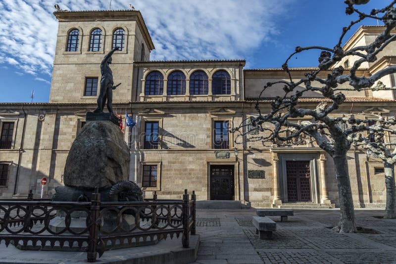 Zamora building stock image. Image of lawn, tree, tranquility - 62460777