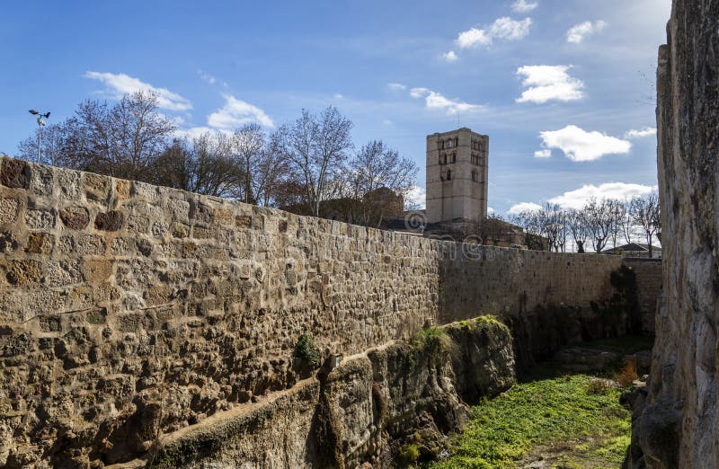 Zamora castle stock image. Image of landmark, cheerful - 55967995