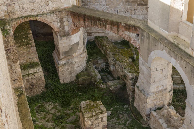 Zamora castle stock image. Image of ruin, lane, outdoor - 55968001