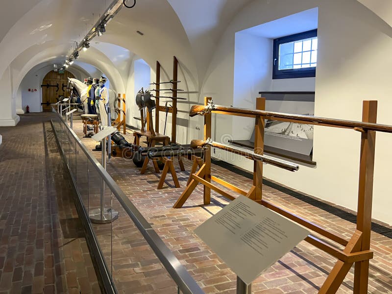 The Interior of the Armory of the Asenal Museum in Zamosc in Eastern ...