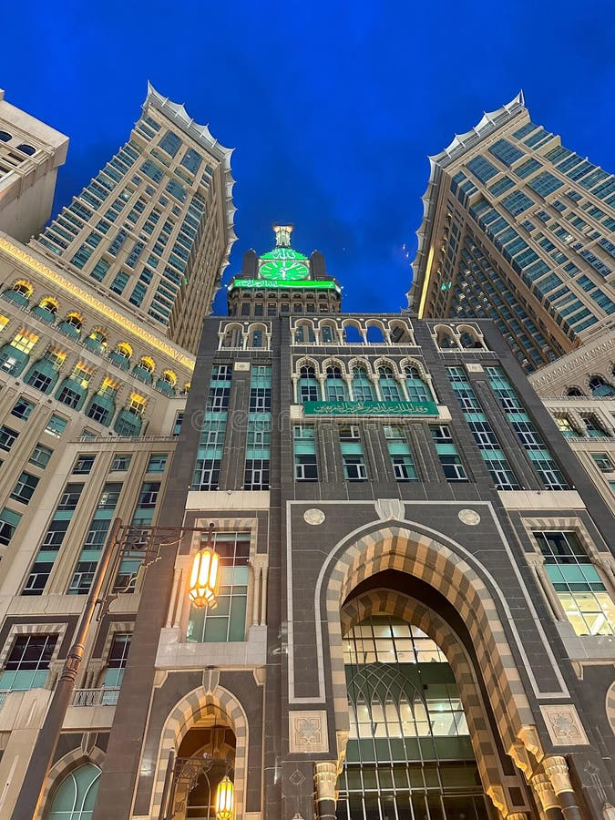 Zamzam Tower in Mecca stock photo. Image of downtown - 317360724
