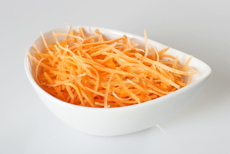 Zanahoria rallada foto de archivo. Imagen de cubierta - 17759844