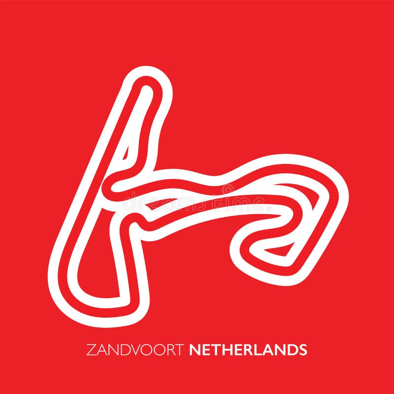 Zandvoort Circuit, Netherlands. Motorsport Race Track Vector Map Stock ... Zandvoort Circuit, Netherlands. Motorsport Race Track Vector Map Stock ...