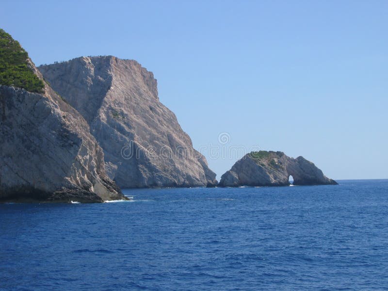 Zante Island,Greece , Rocks Stock Photo - Image of blue, island: 2364934