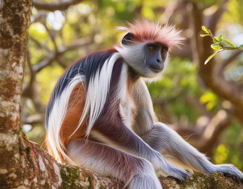 Zanzibar Red Colobus - Piliocolobus Kirkii, Tanzania, Zanzibar. African ... Zanzibar Red Colobus - Piliocolobus Kirkii, Tanzania, Zanzibar. African ...