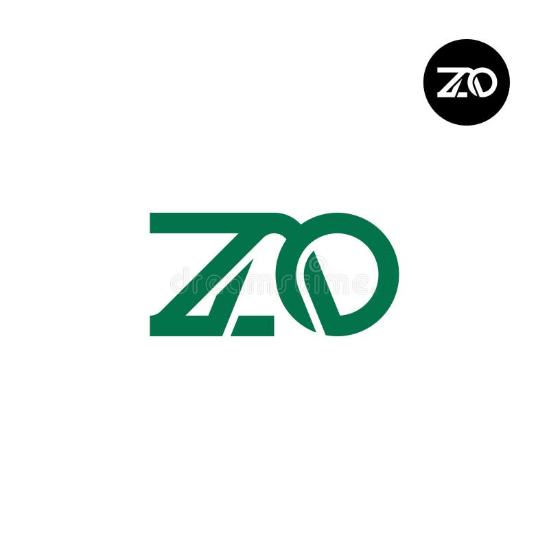 ZAO Logo Letter Monogram Design Stock Vector - Illustration of ...
