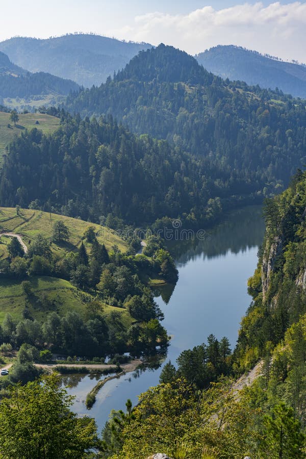 Zaovine lake in Serbia stock image. Image of scenic - 199386391