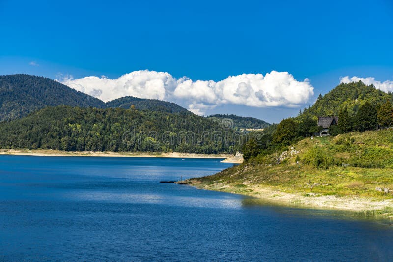 Zaovine Lake View from Tara Mountain in Serbia Stock Photo - Image of ...