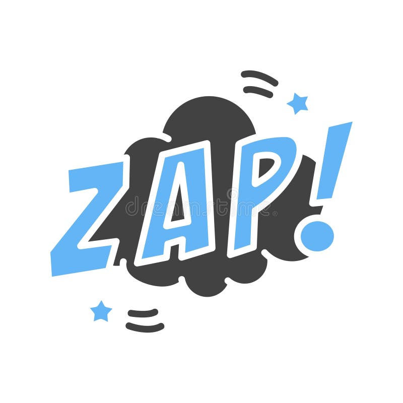 Zap Bubble Icon Image. stock vector. Illustration of icon - 290225909