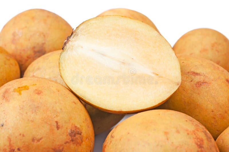 Zapote, fruta tropical foto de archivo. Imagen de maduro - 24606220