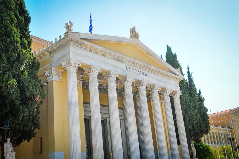 Zappeion in Athens, Greece stock image. Image of history - 98189345