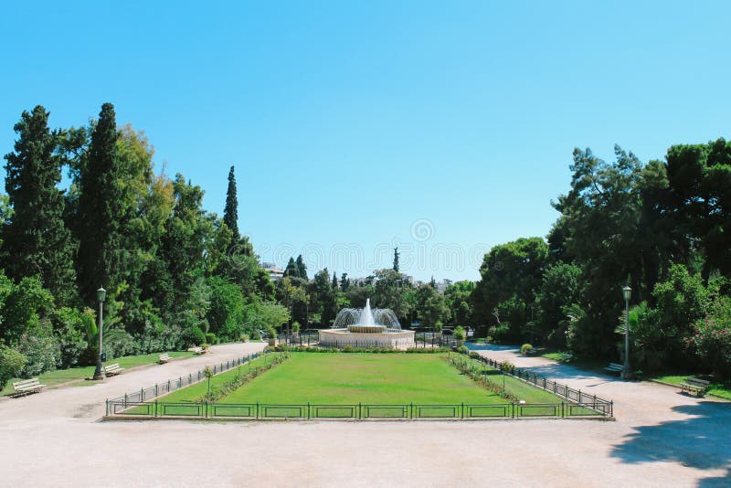 Zappeion Hall Garden in Athens, Greece Stock Image - Image of greek ...