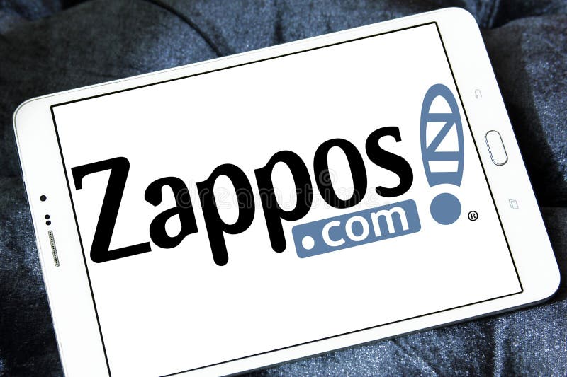 Zappos logo de COM photo stock éditorial. Image du tablette - 99173723
