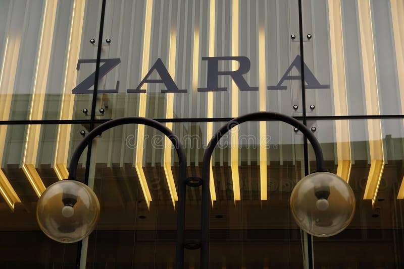 Zara Sign of the Store in the Schildergasse in Cologne Editorial Image ...