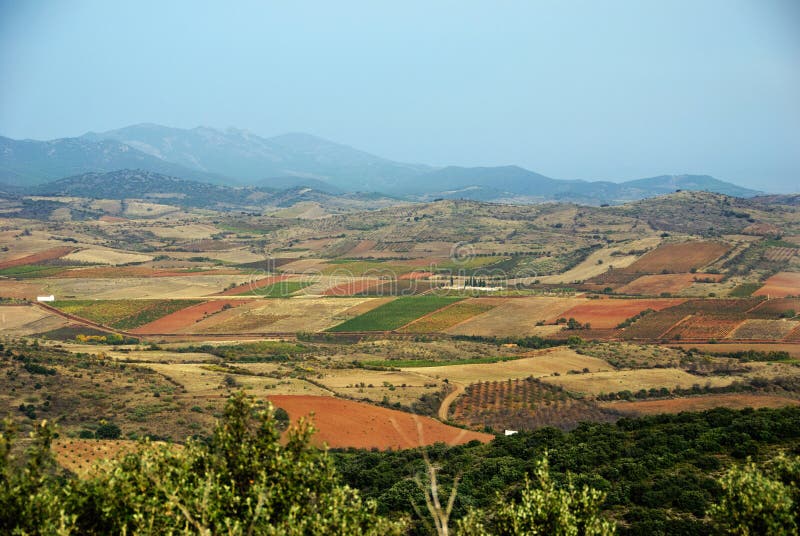 Zaragoza countryside Spain stock photo. Image of landscape - 7476620