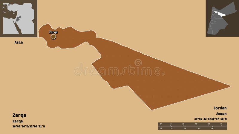 Zarqa, Province of Jordan,. Previews. Pattern Stock Illustration ...