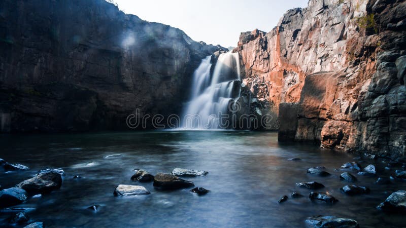 Zarwani Waterfall, Dhirkhadi Stock Image - Image of holiday, nature ...