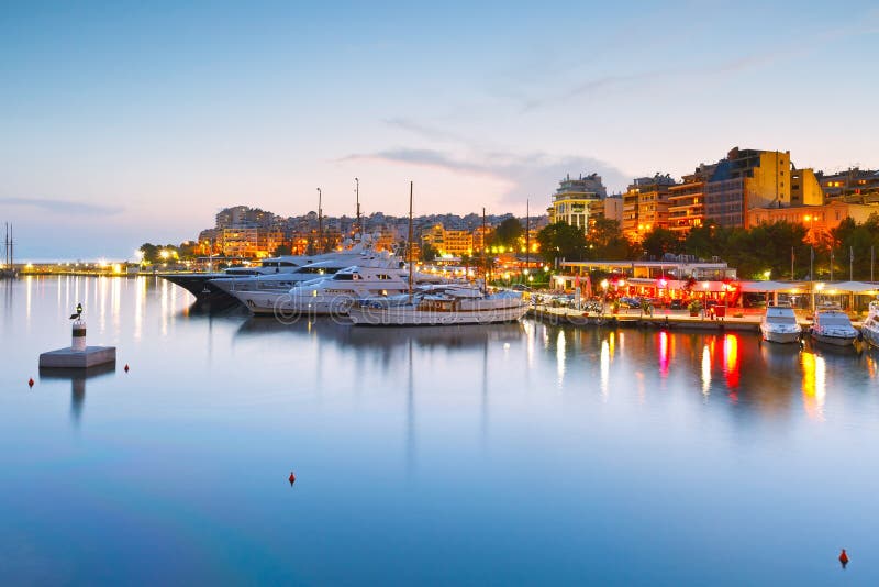 Zea marina, Athens. editorial stock photo. Image of city - 61845343