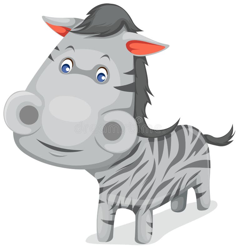 Zebra Standing Cartoon Stock Illustrations – 1,414 Zebra Standing ...