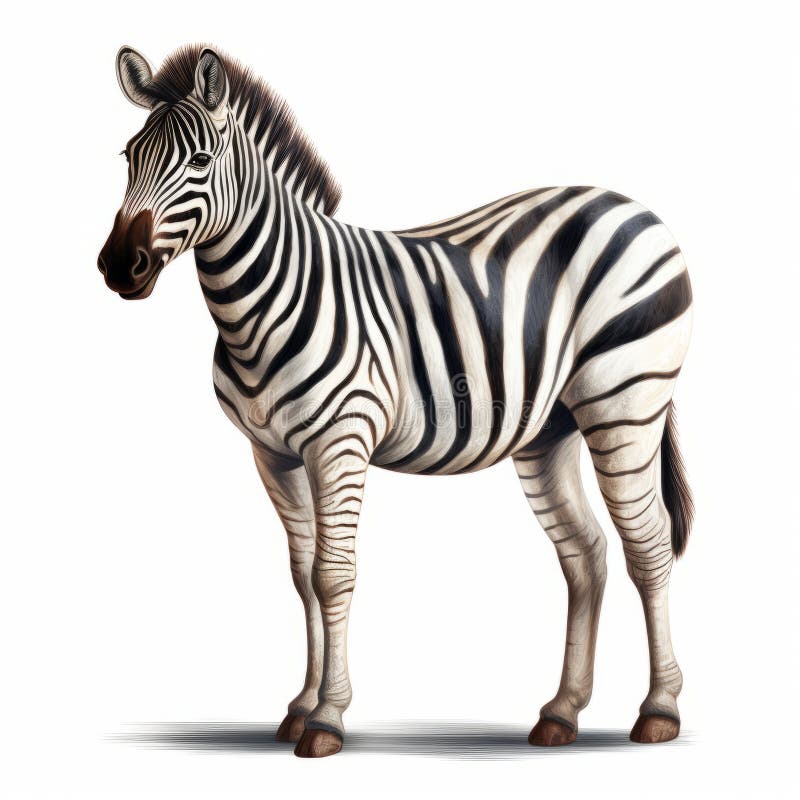 Hyper-realistic Zebra Illustration with Xbox 360 Graphics Stock ...
