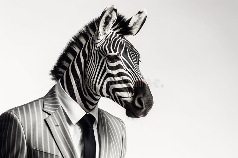 Zebra in the City Zebra in the Zoo Zebra in the Rain Stock Illustration ...