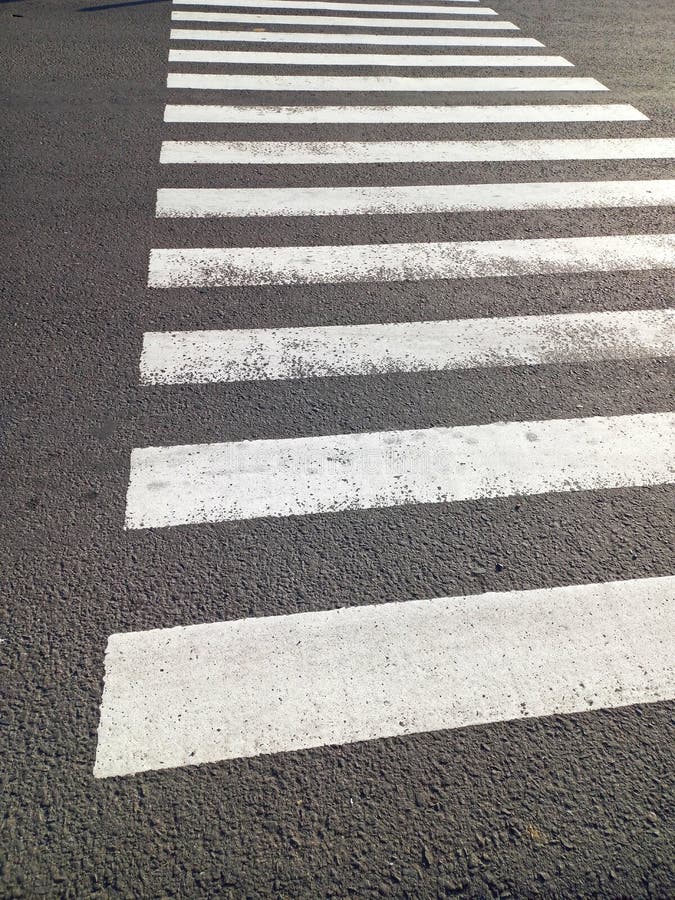 Zebra Cross on Paved Highway Stock Photo - Image of tile, cross: 250465618