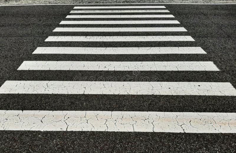 Zebra cross on the road stock image. Image of flooring - 373603993