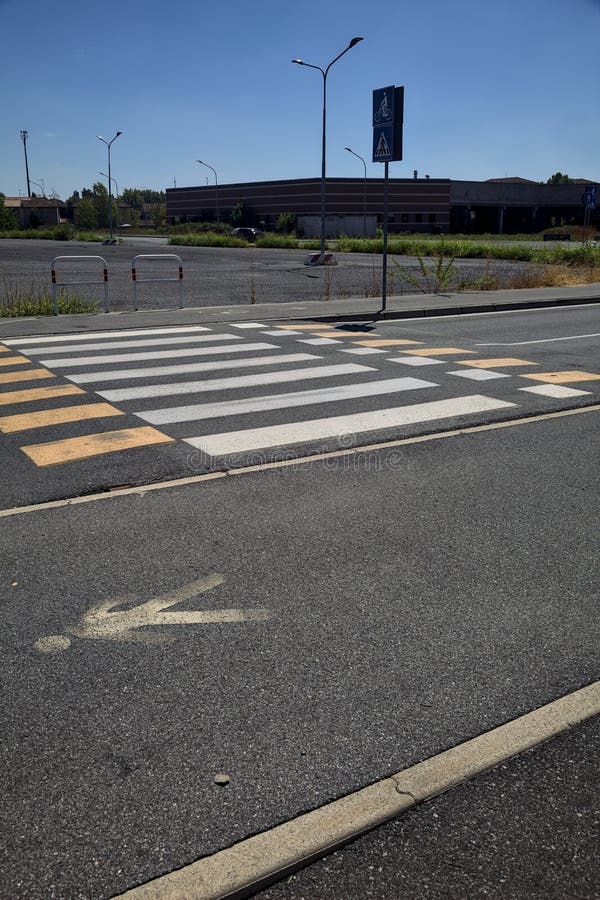 Zebra Crossing in a Country Road on a Sunny Day Stock Image - Image of ... Zebra Crossing in a Country Road on a Sunny Day Stock Image - Image of ...
