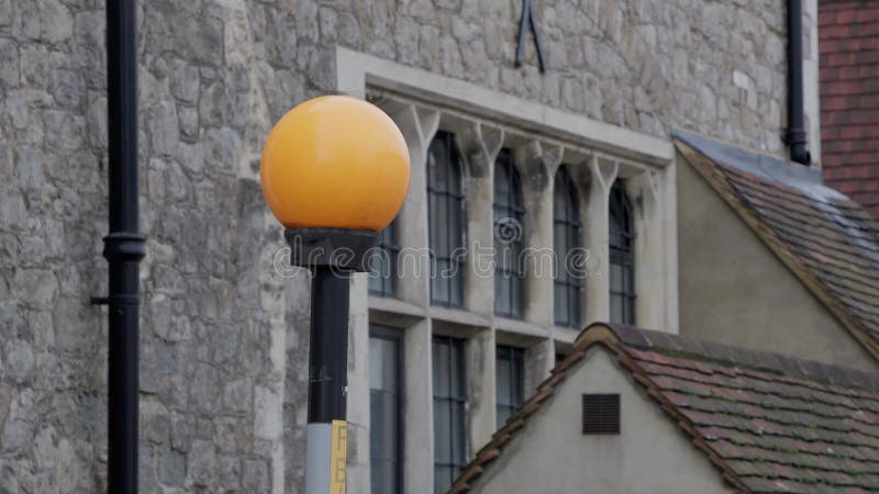 Zebra Crossing Lamp Post Blinking Stock Footage - Video of lifestyle ...