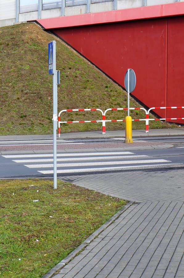 Zebra crossing stock photo. Image of walkway, signage - 49558768