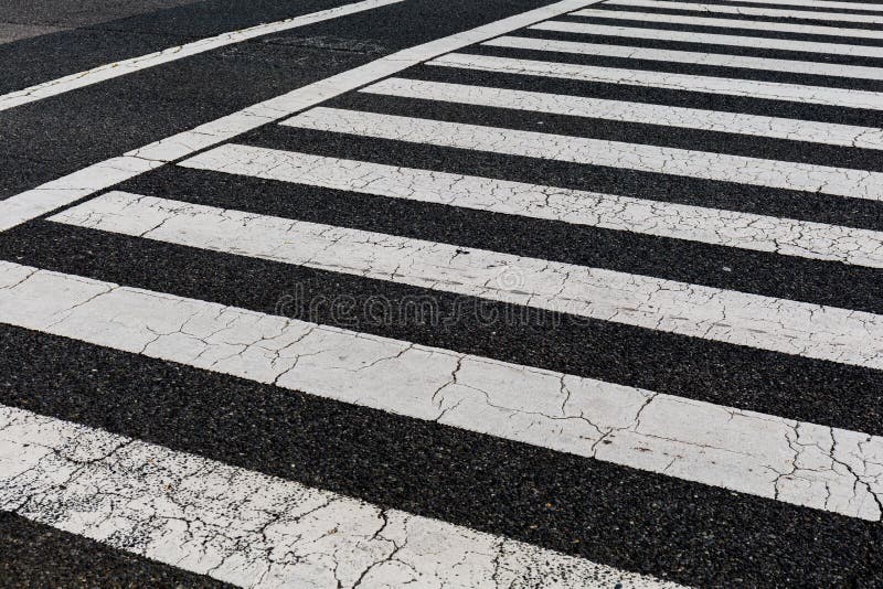 A Zebra Crossing Road for Background. Stock Image - Image of zebra ...