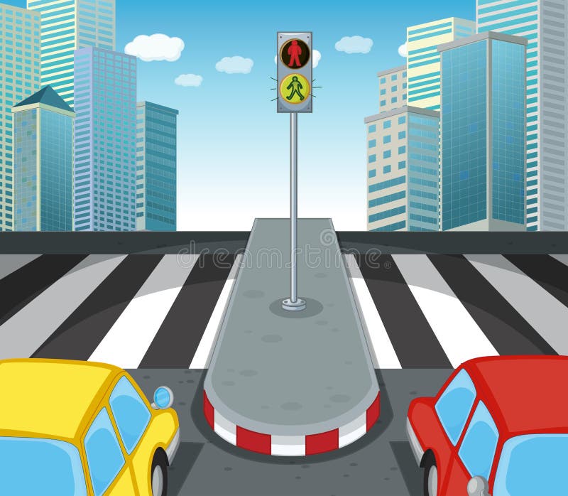Zebra crossing kids stock vector. Illustration of zebra - 1206535