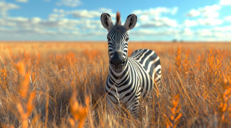 Zebra Crossing the Savannah in Namibia Savannah Stock Image - Image of ...