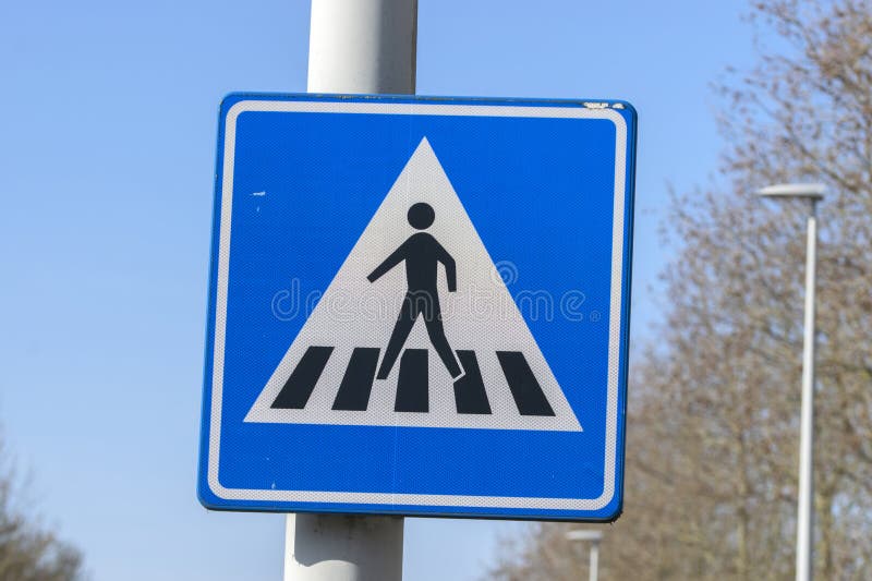 Zebra Crossing Sign at Diemen the Netherlands 5-4-2023 Editorial Image ...