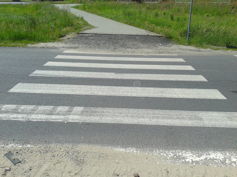 Zebra crossing stock photo. Image of street, lines, asphalt - 40857686