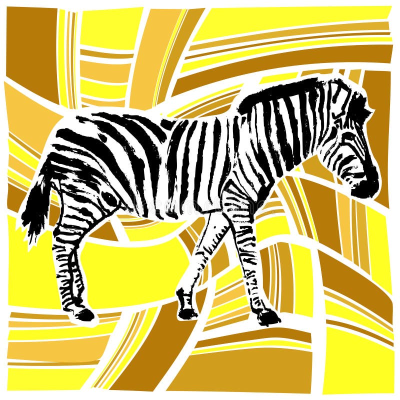 Zebra Design Vector Picture. Image: 8832147