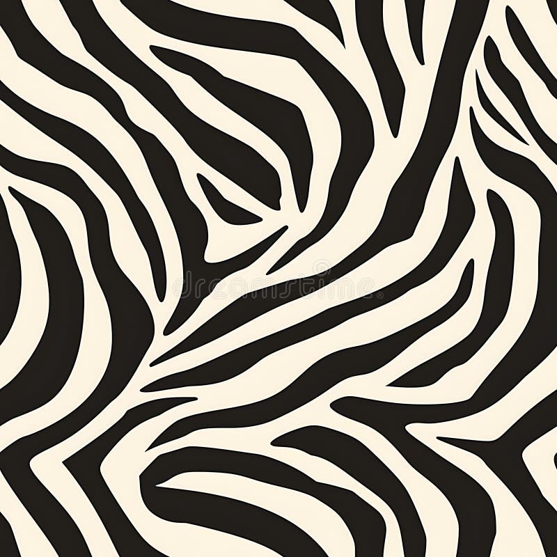 Zebra Fur Background Seamless Tile Repeating Pattern Stock Illustration ...