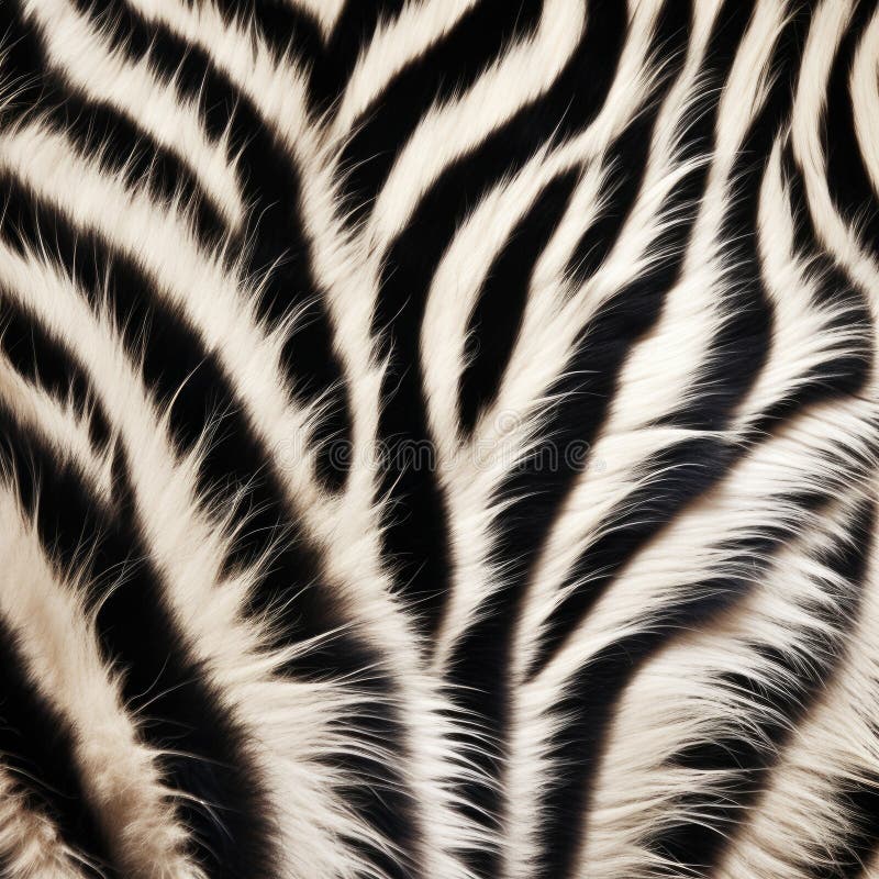 Zebra Fur Banner. Generate Ai Stock Illustration - Illustration of ...