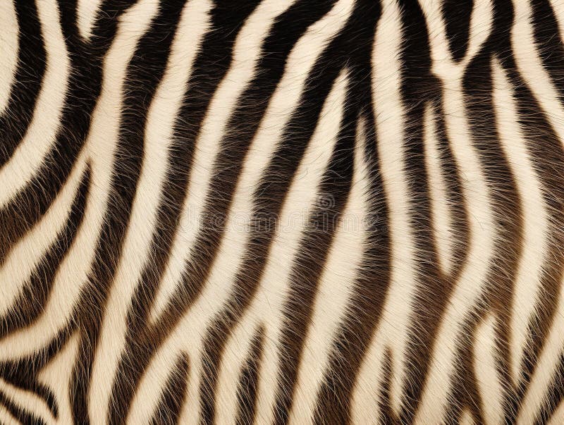 Zebra Fur Texture Made with Generative AI Illustration Stock ...