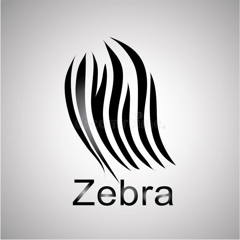 Zebra Ideas Design Illustration Graphic on Background Stock ...