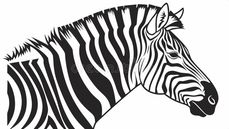 Zebra Illustration, Wildlife Animal, Safari Animal, African Zebra ...
