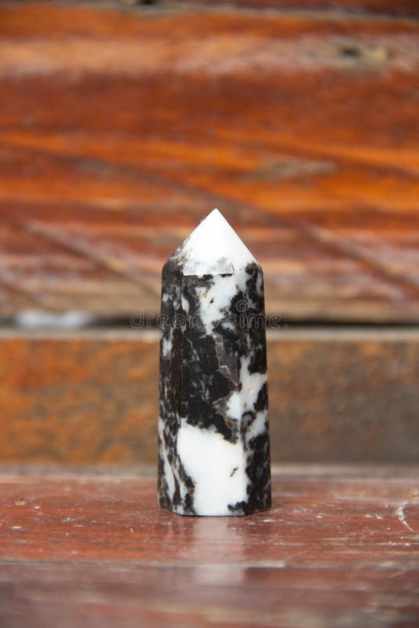 Zebra Jasper Crystal Obelisk Stock Image - Image of handcarved, reiki ...