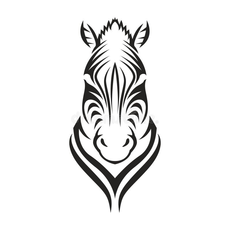 Zebra logo icon design stock vector. Illustration of lines - 356950072