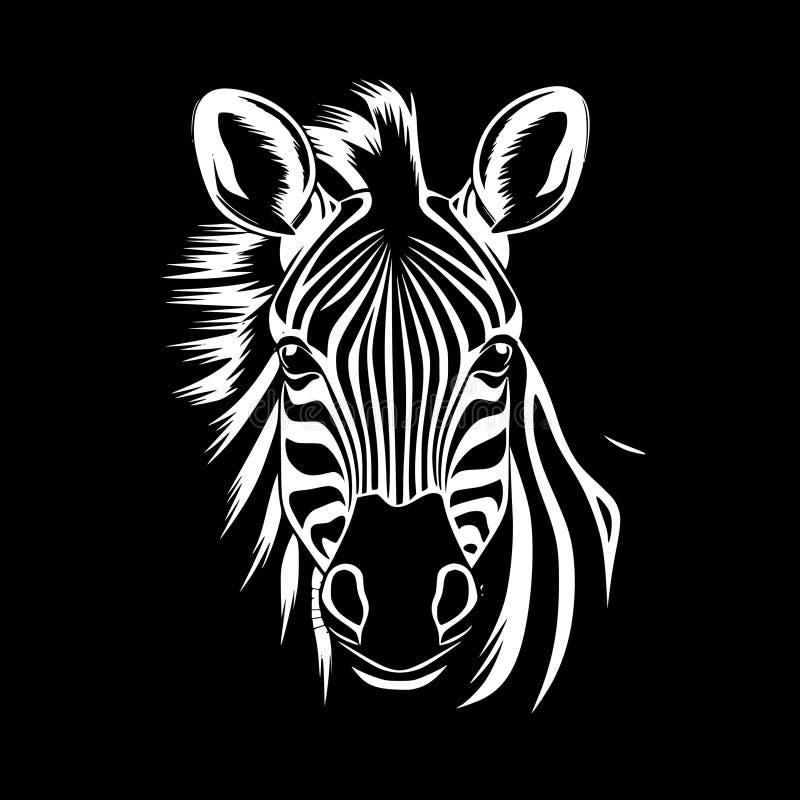 Zebra - Minimalist and Simple Silhouette - Vector Illustration Stock ...