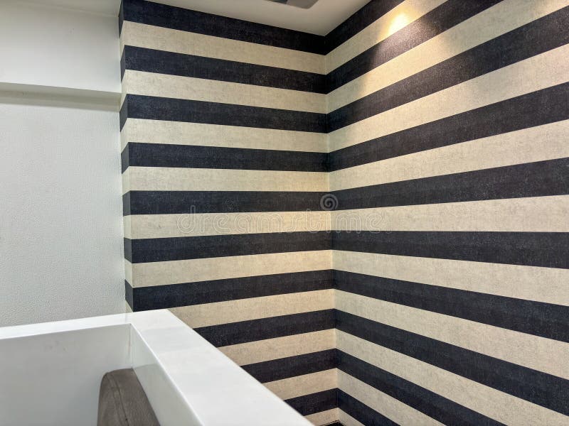 Zebra Patterns Painted on a Wall Stock Image - Image of line, linear ...