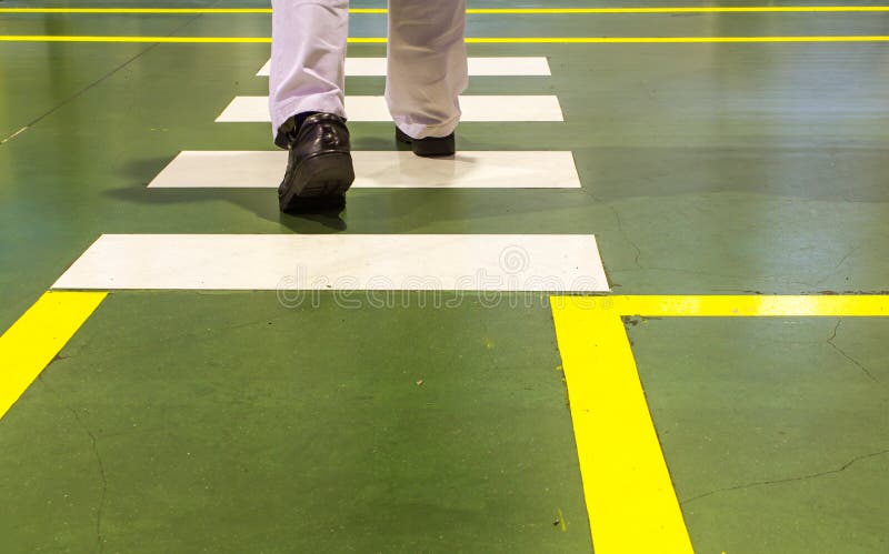 Walkway in factory stock photo. Image of city, pavement - 58087350