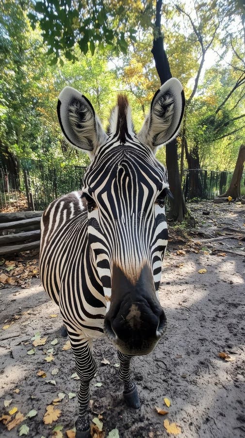 Zebra Standing on Sand with Striking Black and White Stripes Against ...