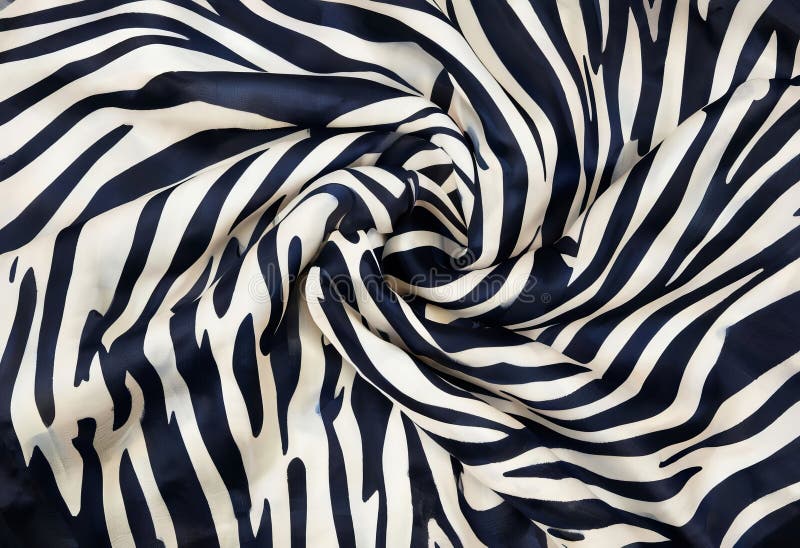 Zebra Print Scarf a Scarf Featuring a Bold Zebra Print Design-to Stock ...