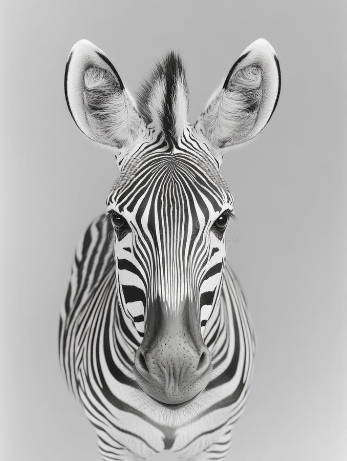 Zebra Reflection stock image. Image of mirror, monochrome - 359890553